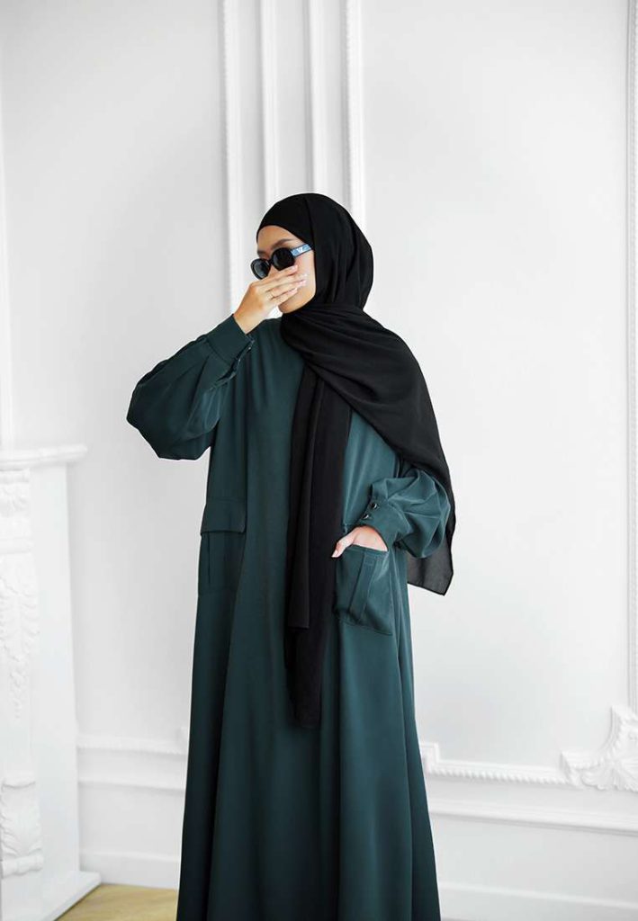 KIREI ABAYA - EMERALD GREEN - Mayyech